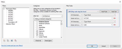 solved filter rulesets autodesk community