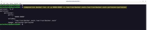 convert docker run commands into docker compose files ostechnix