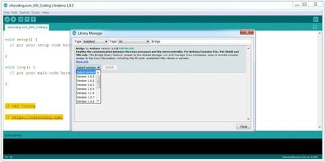 update arduino libraries using the ide library manager