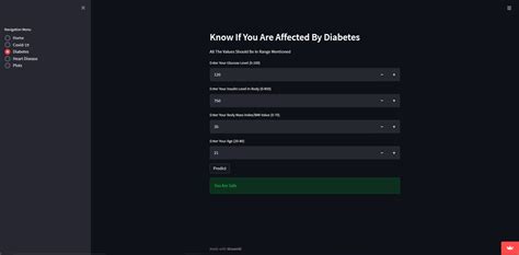 bhaswatiroy medical predictions streamlit web app repository issues