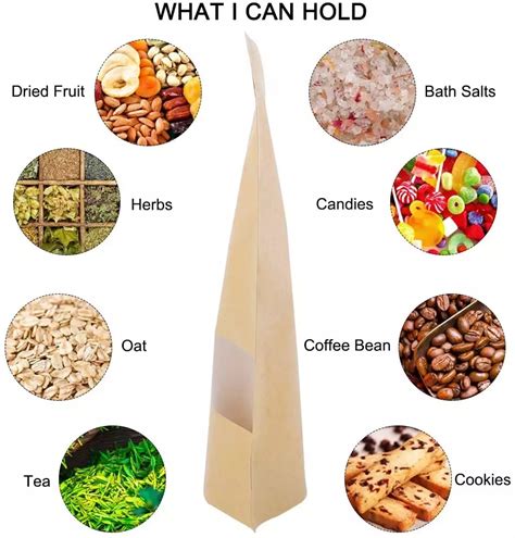 Custom Logo Stand Up Pouch For Snack Food Spice Nut Packaging With