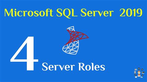 4 sql server 2019 server roles youtube