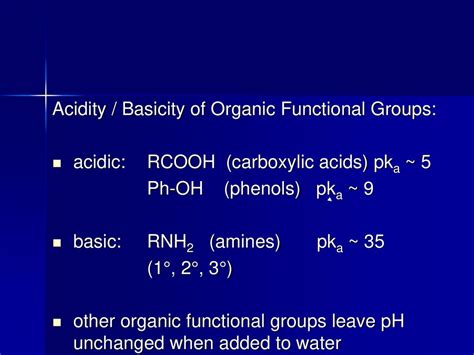 Ch 3 Organic Transformations Acidity And Basicity Ppt Download