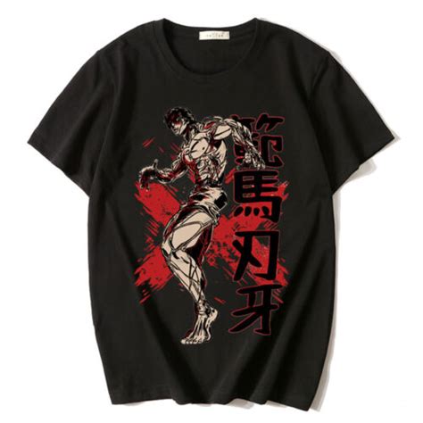 Baki Hanma T Shirts Anime Unisex Men Women Cosplay Ts Print Print