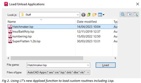 autocad lt 2024 use lisp to create bespoke hatching cadline community