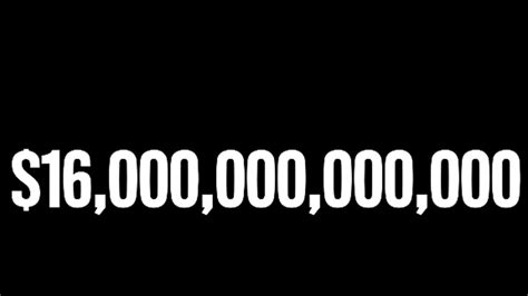 The Number 16 Trillion