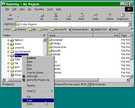copying and moving files
