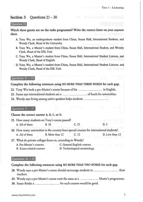 [sách] Cambridge Ielts Practice Tests Nxb Tổng Hợp 2013 Mark