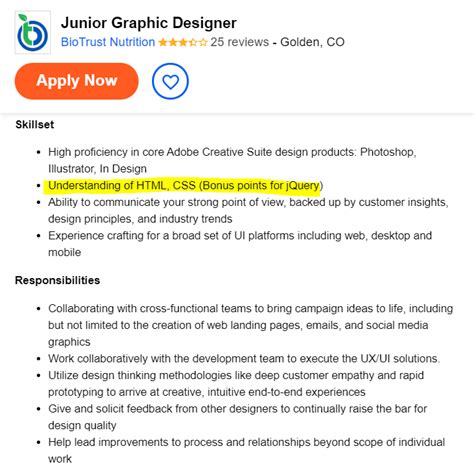 how html and css skills can boost your resume web design school