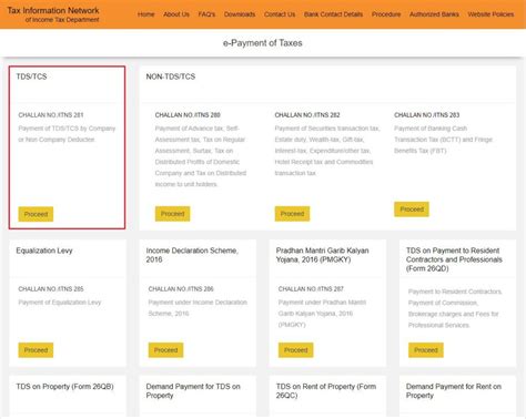 traces pay tds tcs challan online on tin nsdl learn by quicko