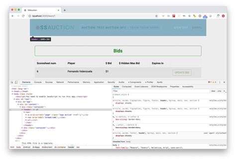 reactjs how do i find out what css is determining the
