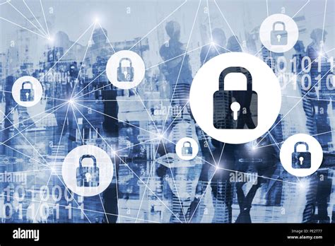 Cyber Security Or Gdpr Concept Cybersecurity Personal Information And