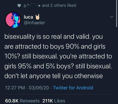 So This Tweet Made Me Realize I May Be More Bisexual Than Straight R