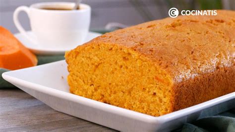Bizcocho De Calabaza Alto Y Esponjoso Muy Fácil Cocinatis
