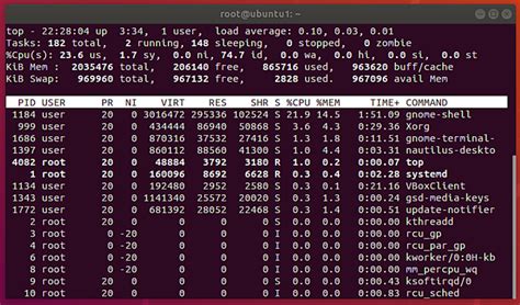 how to view running processes on linux