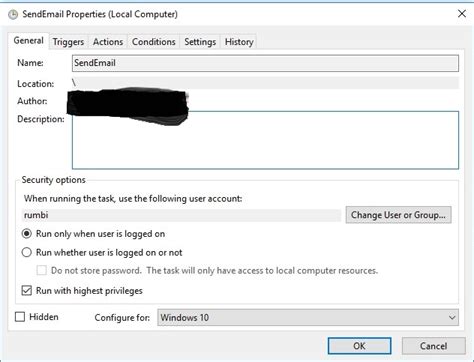 excel windows task manager schedule vba macro to send an