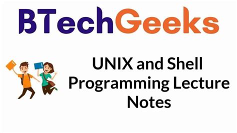 unix and shell programming notes pdf download btech geeks