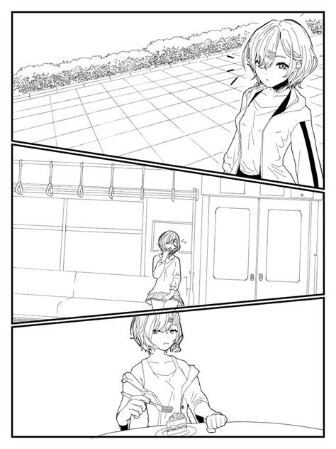 「最近描いた中で背景が気に入ってるやつ 樋口円香 」ひらくにおばけの漫画