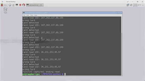 raspberry pi 2 mfrc522 python 6 read rfid tags using rfid reader