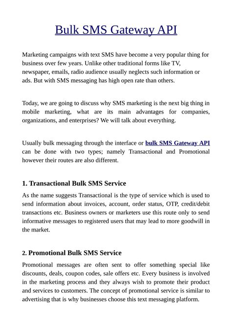 Ppt Bulk Sms Gateway Api Intergration For Easy Business Powerpoint