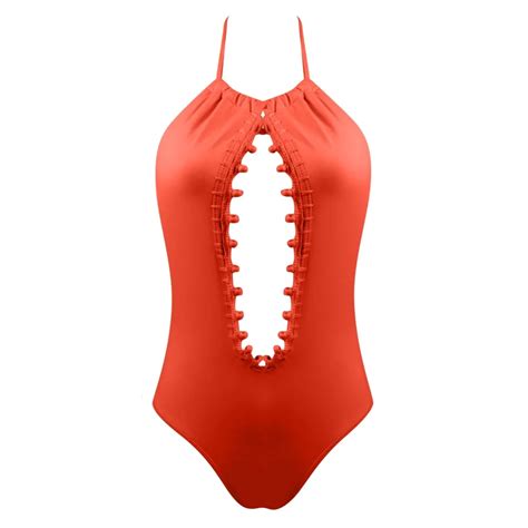 Solid Bodysuits Women Backless Sexy Push Up One Piece Swimsuit Women