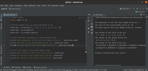 how to use python numpy array linux hint
