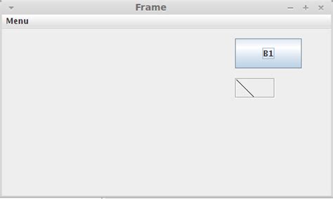swing drawing a line in java line is not visible