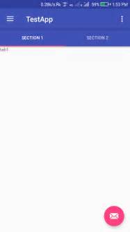 android tablayout in fragment not working in navigation drawer