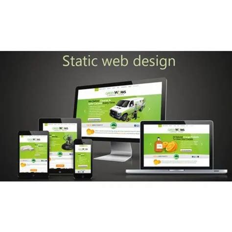 php javascript static website designing services with 24 7 support rs