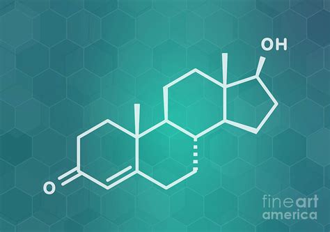 Testosterone Male Sex Hormone Molecule Photograph By Molekuul Science