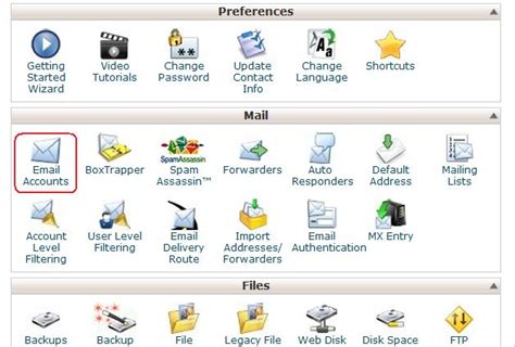 how do i create email accounts in cpanel