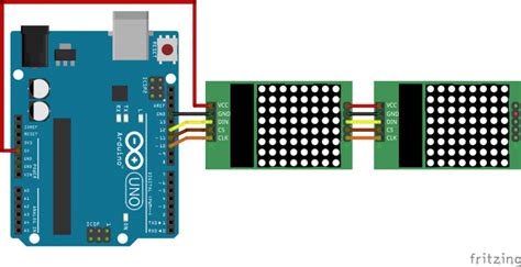 how to use a max7219 led dot matrix with an arduino brainy bits
