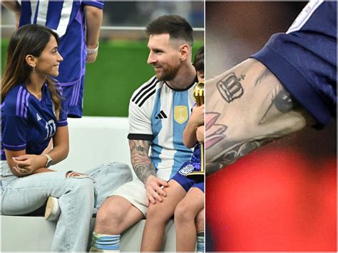 W杯優勝のメッシ、フランス戦のピッチで見えた“妻の存在” Frontrow