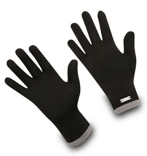 Rękawiczki Merino City Walk Rider M Czarne Smoke 14370296525