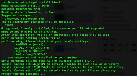 how to install bind9 master and slave dns server on ubuntu