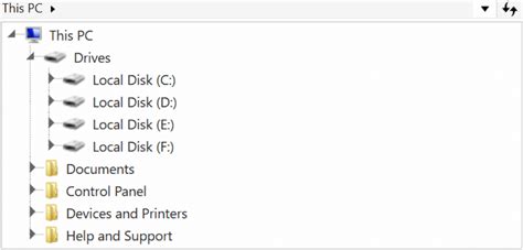 wpf breadcrumb navigation hierarchy navigator syncfusion