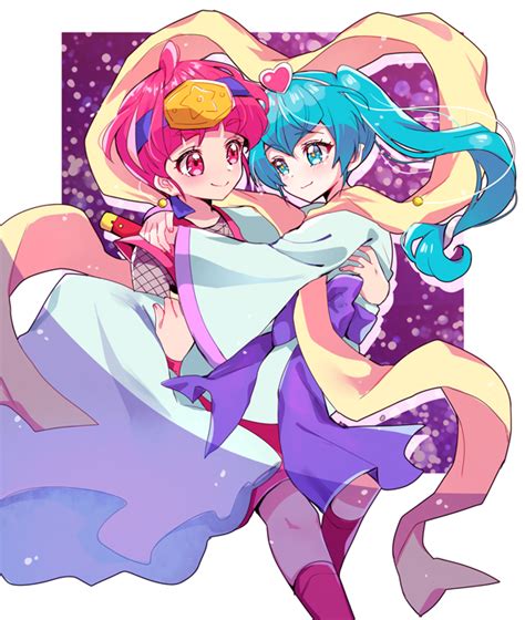 Hagoromo Lala And Hoshina Hikaru Precure And 1 More Drawn By Eru