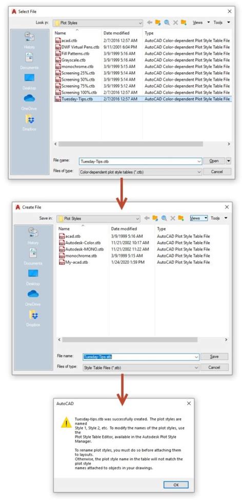 how to convert autocad stb and ctb tuesday tips with