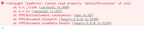 javascript error when calling carousel to in bootstrap