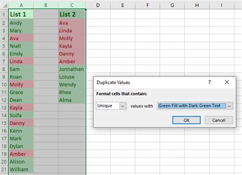 ultimate guide compare two lists or datasets in excel the excel club