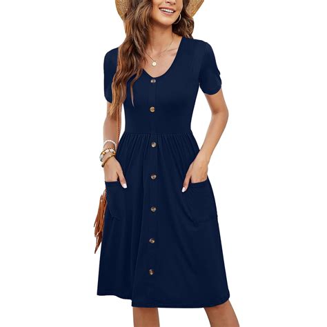 Rciityk Summer Dresses For Women Swings Boho Beach Floral Print