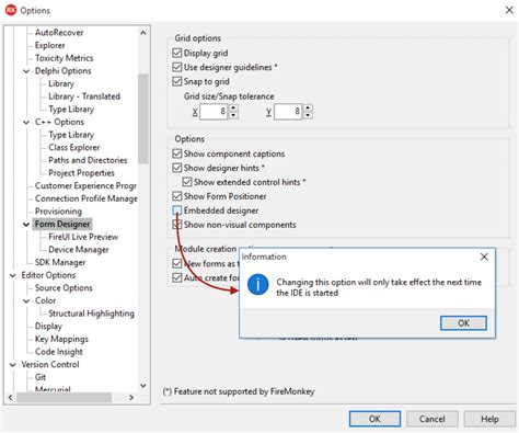 using the floating form designer in delphi delphiaball