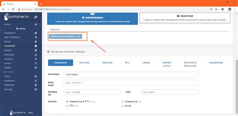 install portainer the docker web based management ui