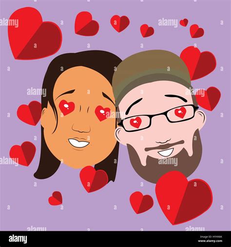 Isolated Happy Couple Stock Vector Image And Art Alamy