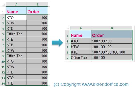how to combine duplicate rows and sum the values in excel