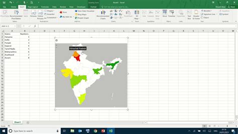 Create A Geographic Heat Map In Excel Youtube
