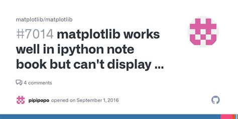 matplotlib works well in ipython note book but can t display in a