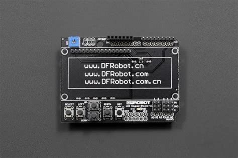 pcb of arduino lcd keypad shield dfrobot