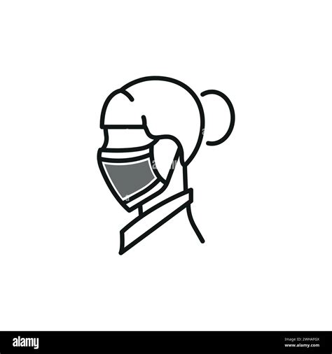 Female Reproductive System Organ Icon Vector Black Colour Stock Vector