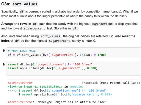 answered q8a sort values specifically df is… bartleby